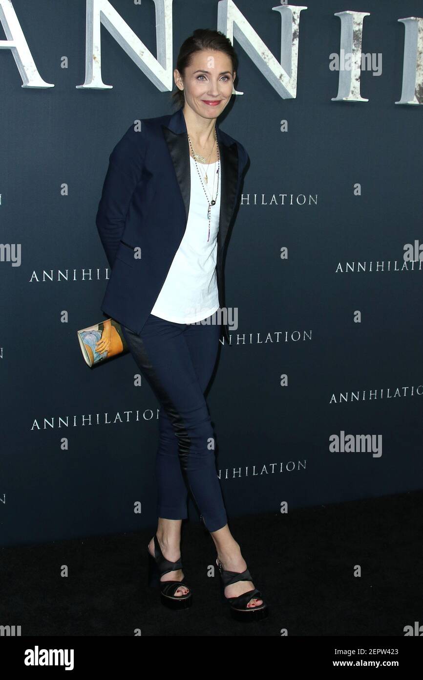 Tuva Novotny at the Premiere Of Paramount Pictures' "Annihilation" held ...