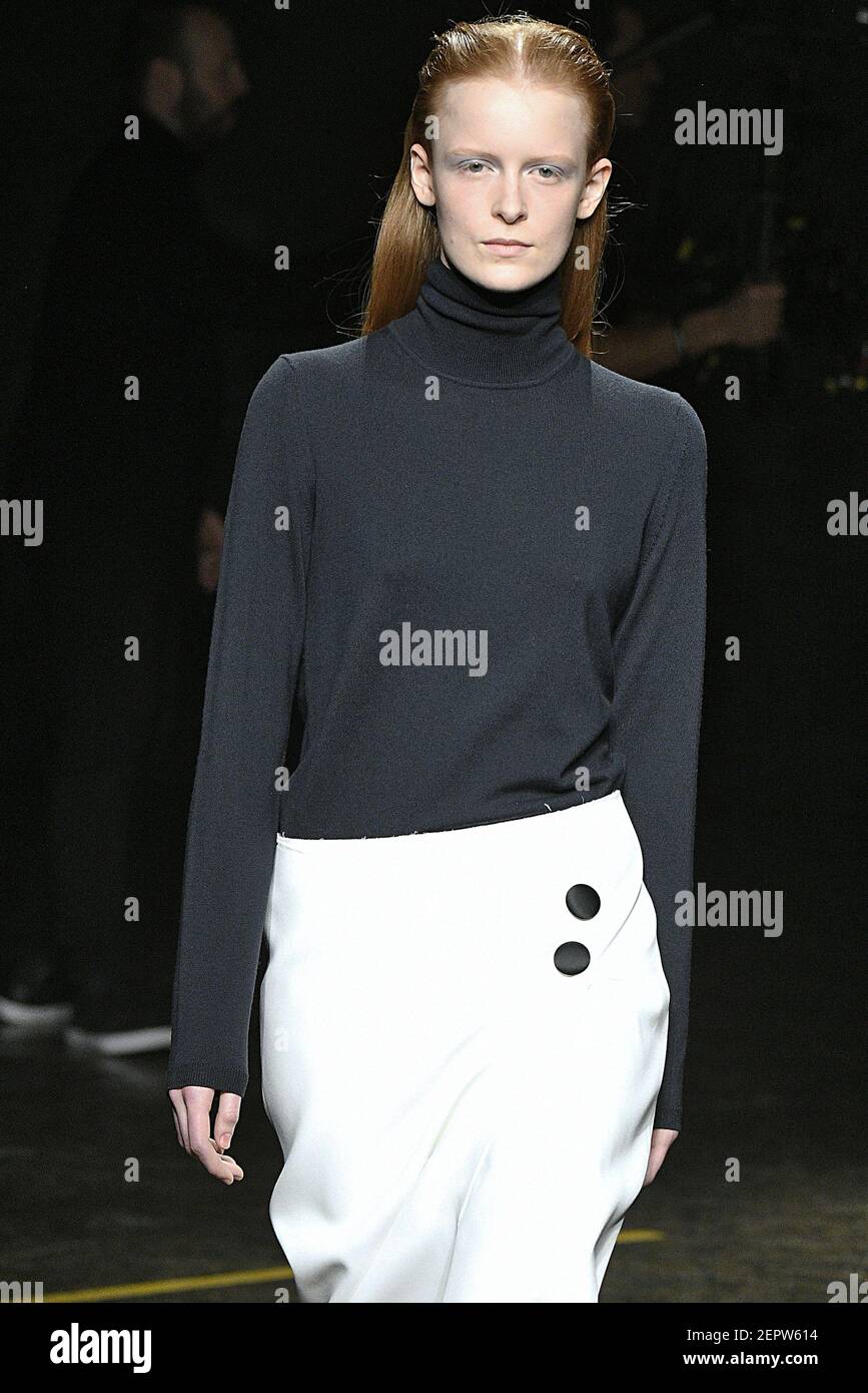 Model Victoria Schons walks on the runway during the Boss Fashion Show ...