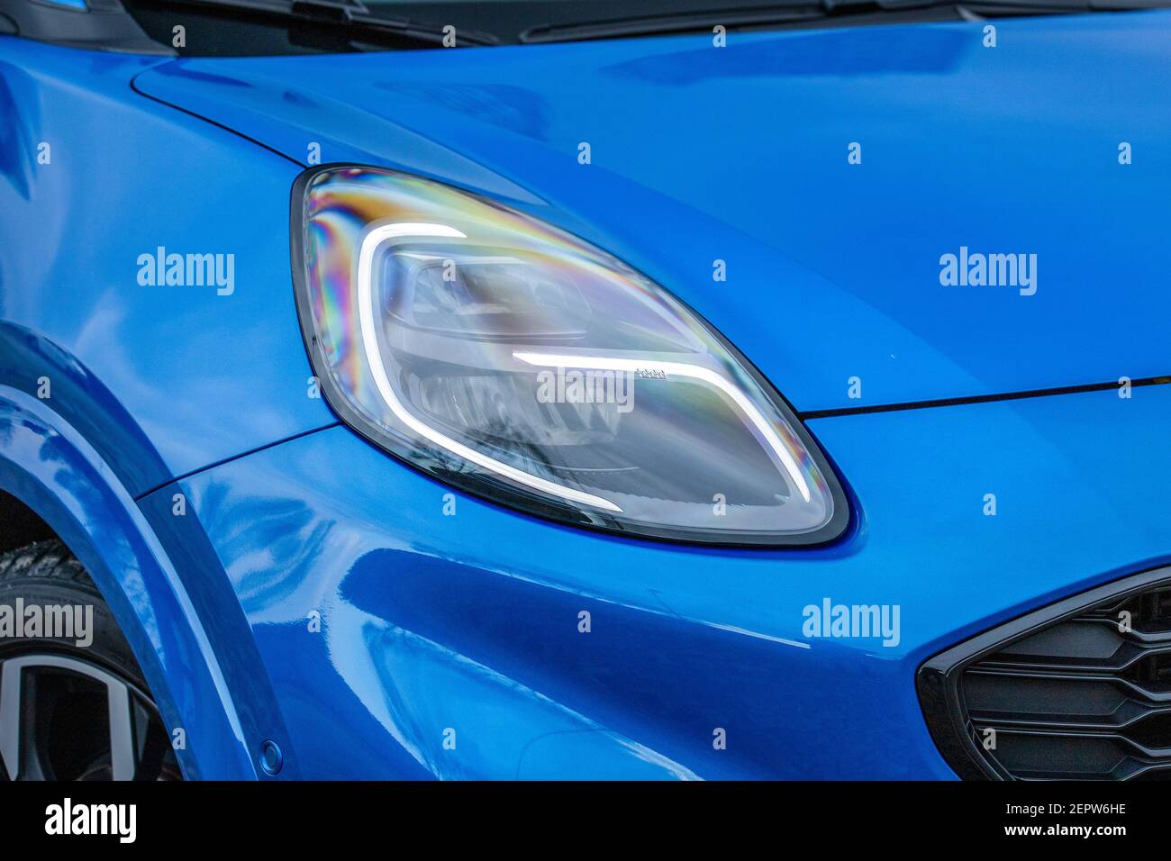 Ford Puma is a subcompact crossover SUV produced by Ford Stock Photo ...