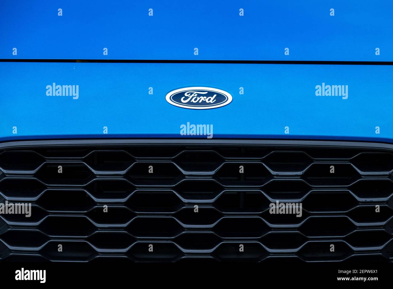 Ford Puma is a subcompact crossover SUV produced by Ford Stock Photo ...