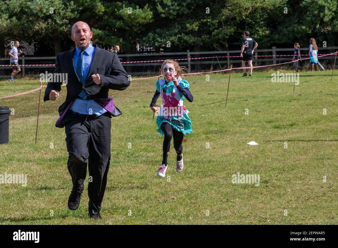 Zombies Chasing People