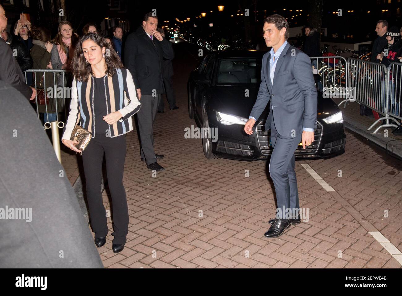 Rafael Nadal and his partner Xisca Perello at the Good Money Gala of ...