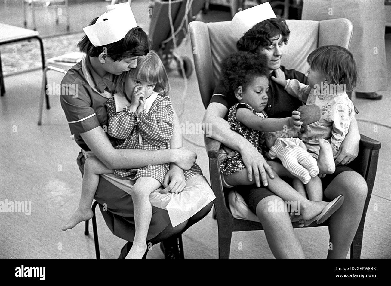 Children ward in hospital Black and White Stock Photos & Images - Alamy