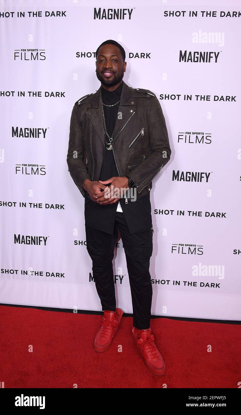 WEST HOLLYWOOD - FEBRUARY 15: Dwayne Wade arrives for the LA screening ...
