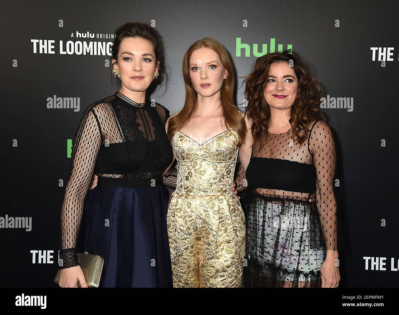 actresses Virginia Kull, Wrenn Schmidt and Jamie Neumann attend Hulu's ...