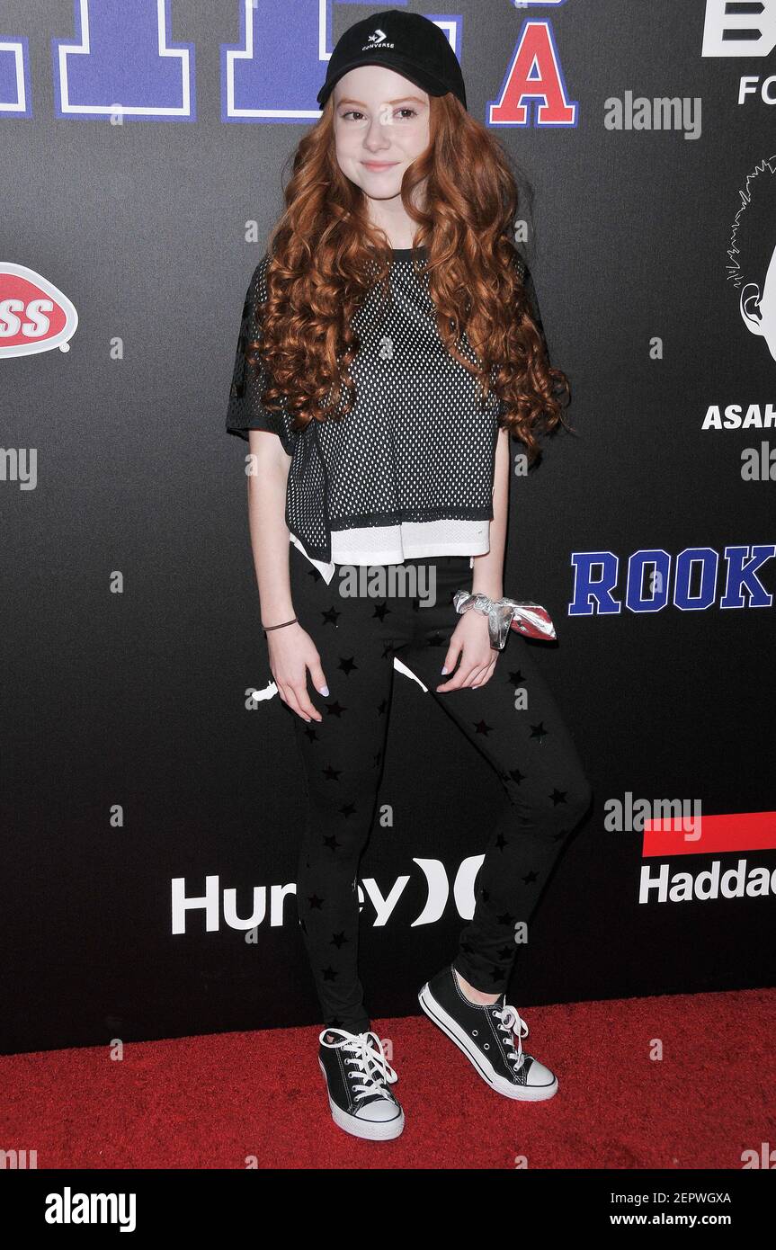 Francesca Capaldi arrives at the 2018 Rookie USA Fashion Show held at ...