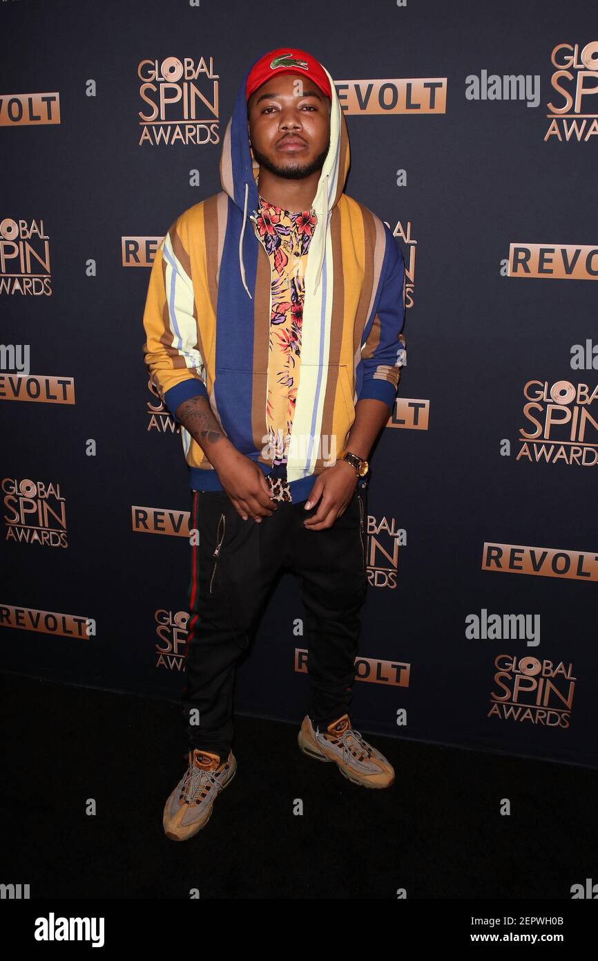 Cozz arrives at the 6th Annual REVOLT TV Global Spin Awards held at The ...
