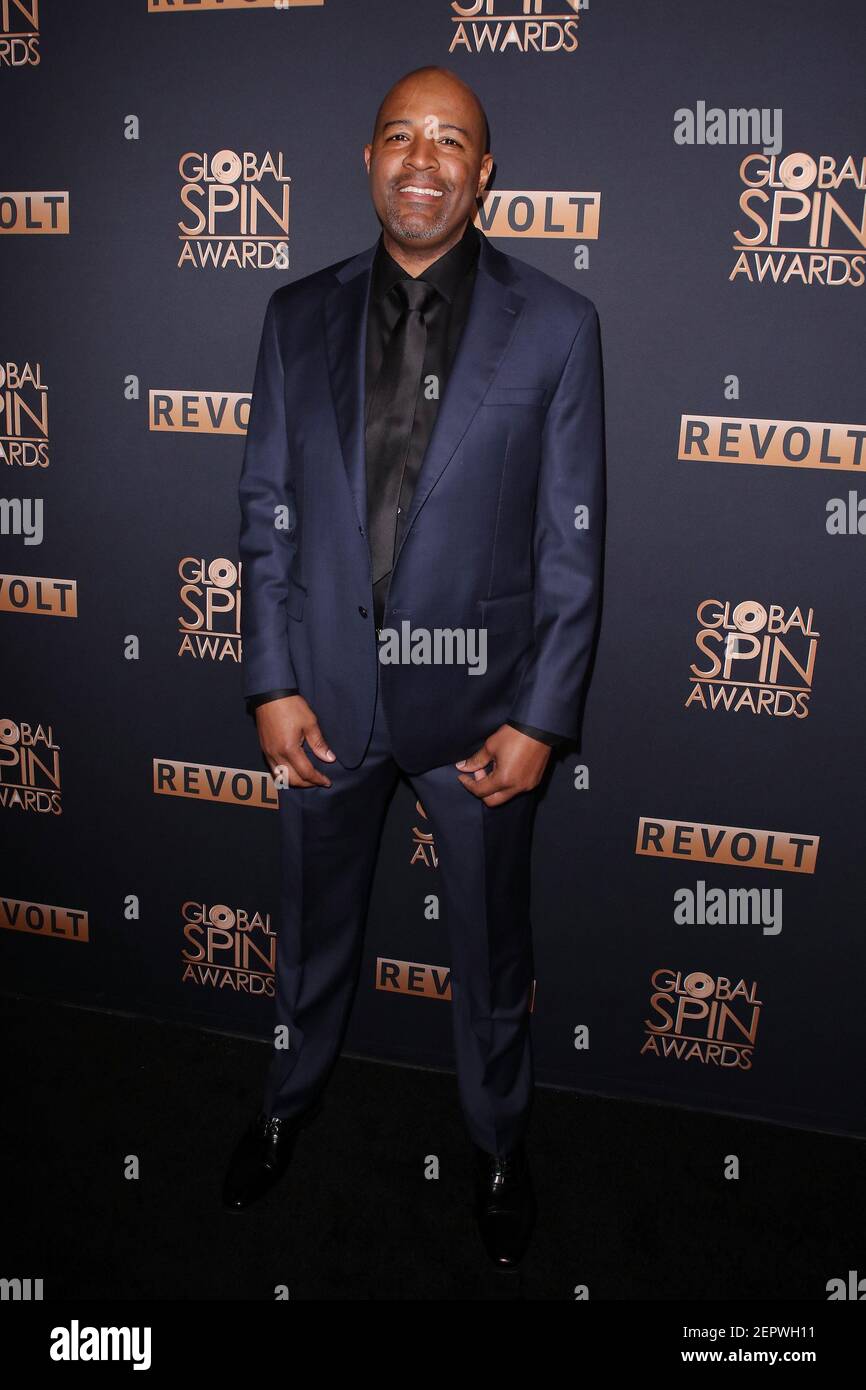 Shawn Prez arrives at the 6th Annual REVOLT TV Global Spin Awards held ...