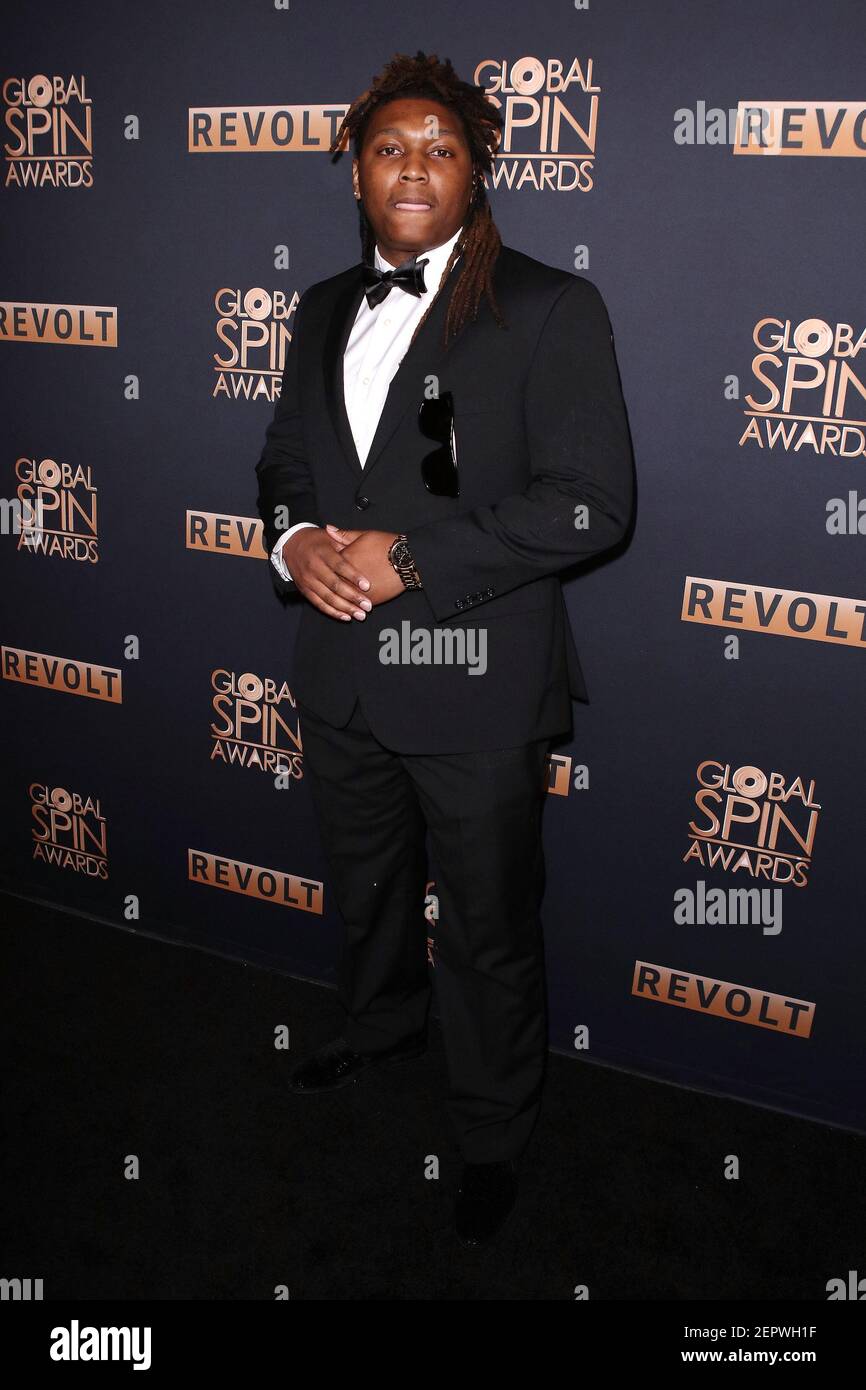 DJ Suede arrives at the 6th Annual REVOLT TV Global Spin Awards held at ...