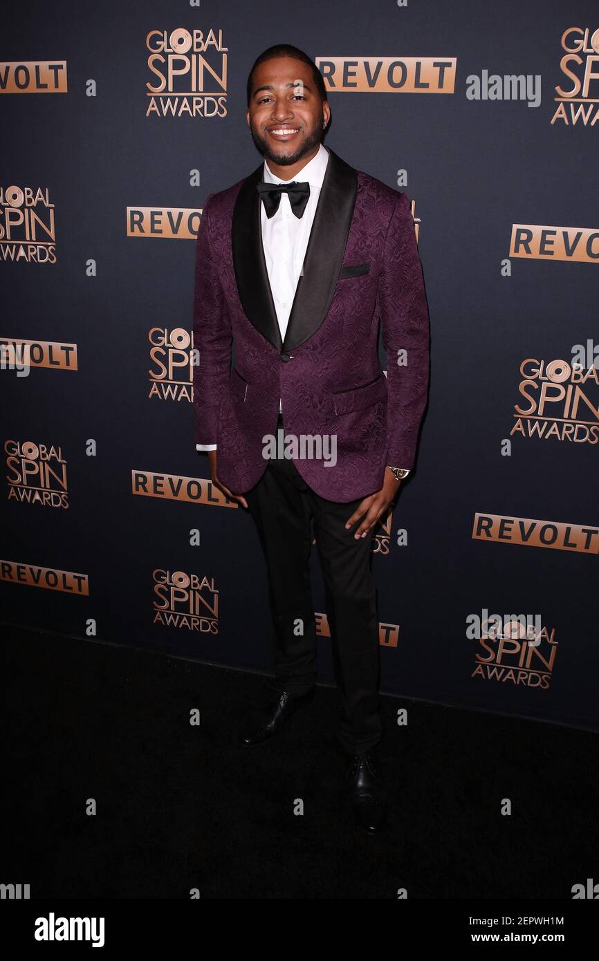 Austin Millz arrives at the 6th Annual REVOLT TV Global Spin Awards ...
