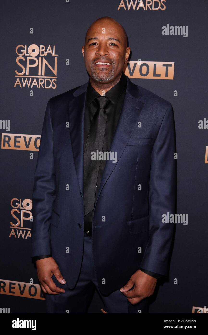 Shawn Prez arrives at the 6th Annual REVOLT TV Global Spin Awards held ...