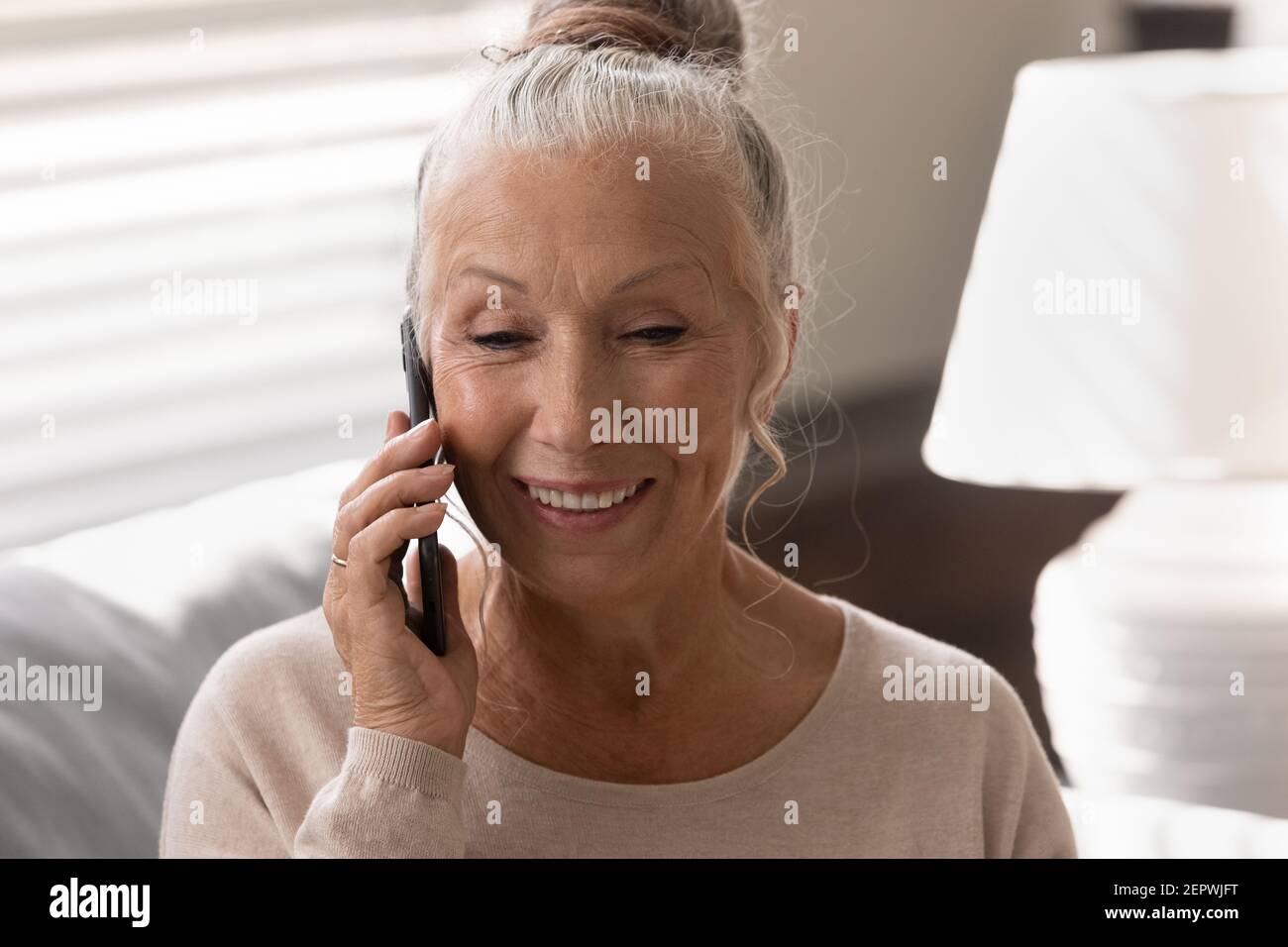 Older woman making fun hi-res stock photography and images - Alamy