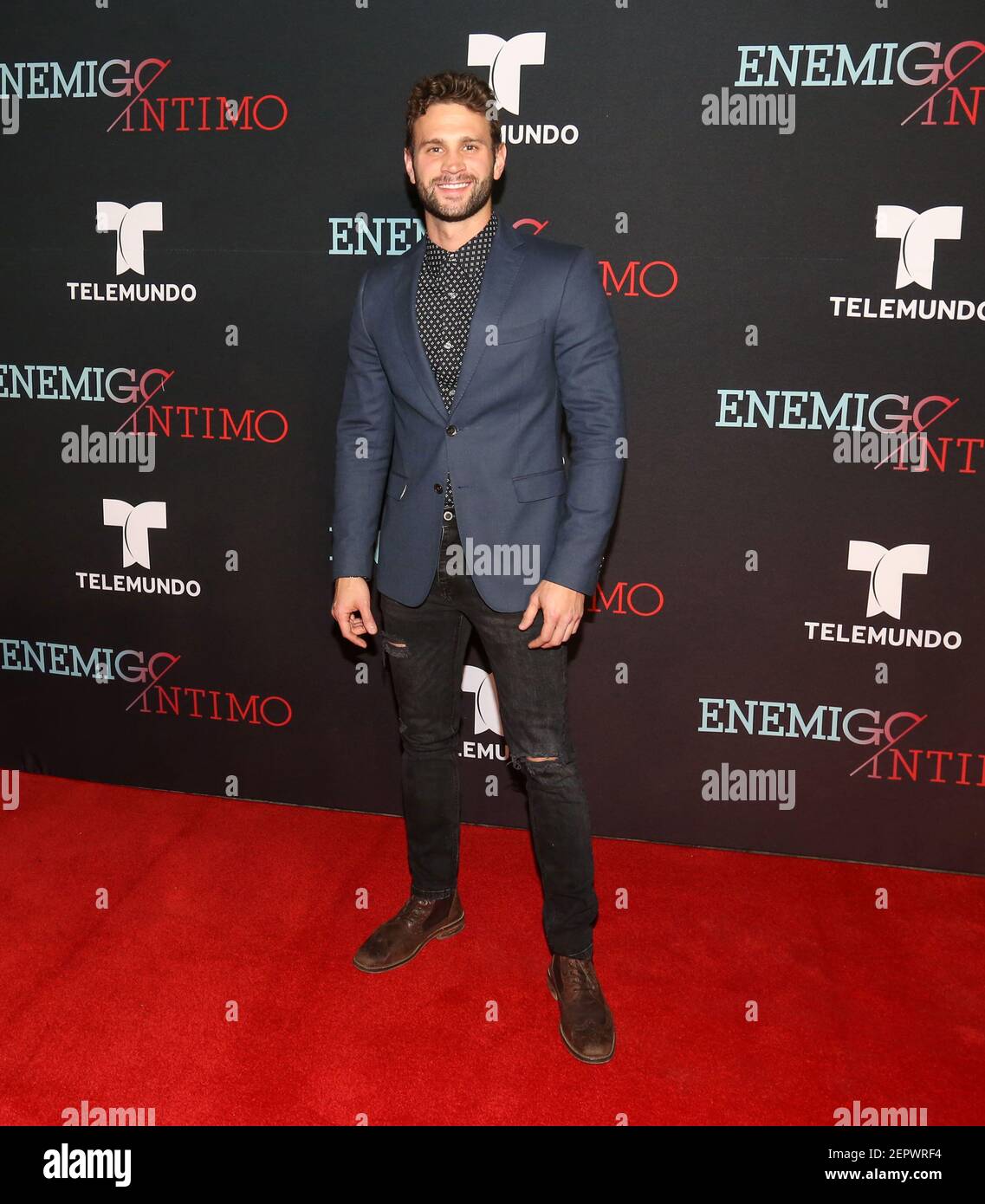 Rafael Nieves at Red Carpet ENEMIGO INTIMO Telemundo TV Show held in ...