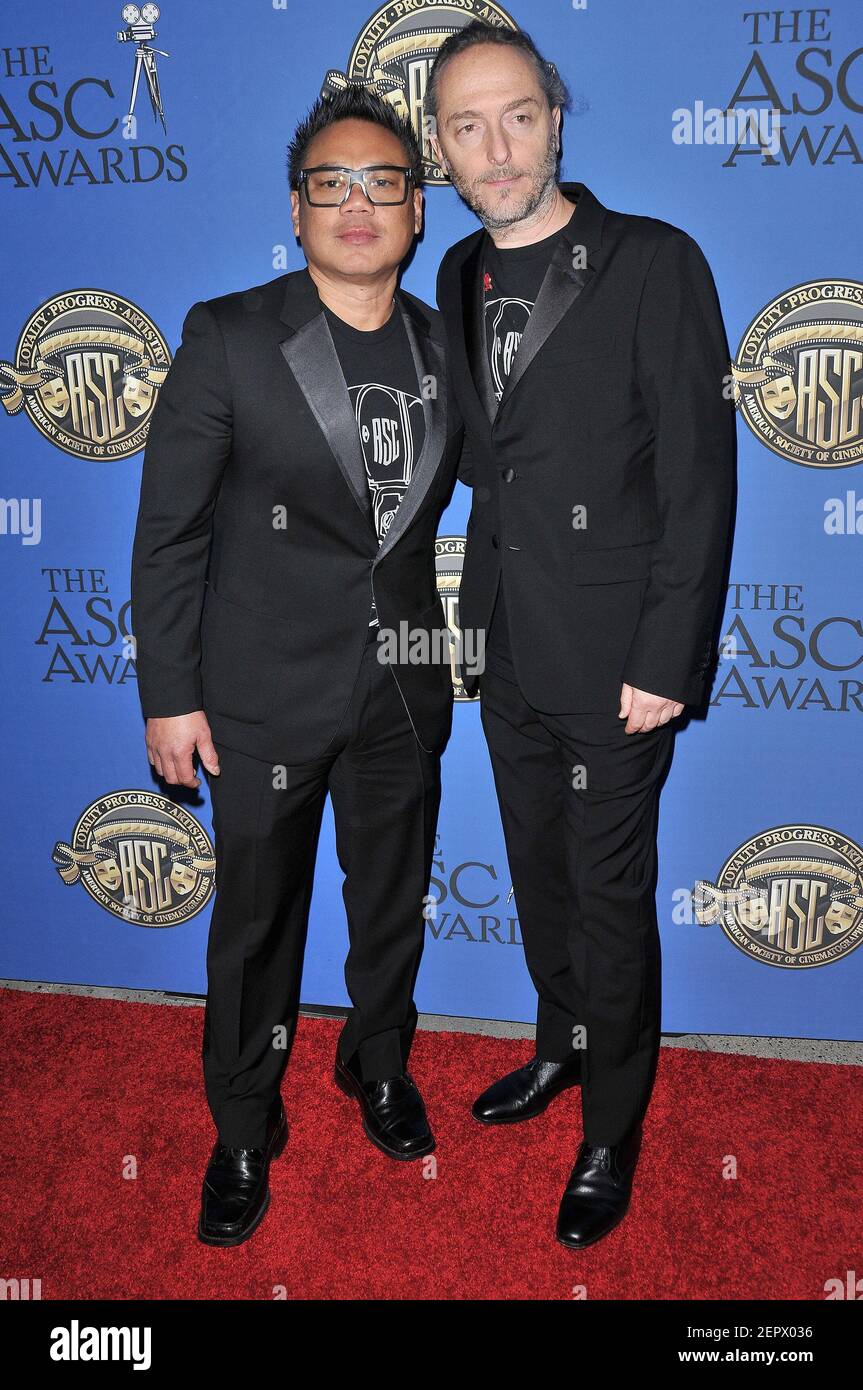 (L-R) Matthew Libatique and Emmanuel Lubezki at the 32nd Annual ...