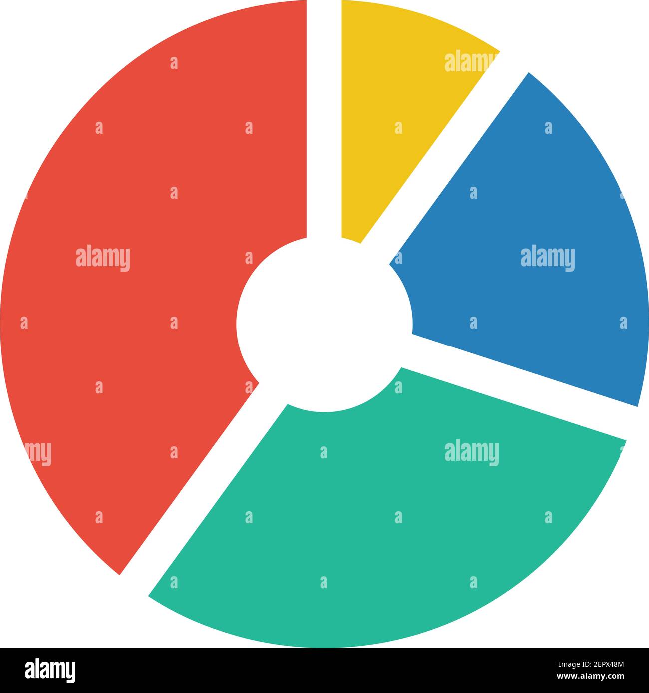 Pie chart icon vector graph diagram symbol for big data analytics ...
