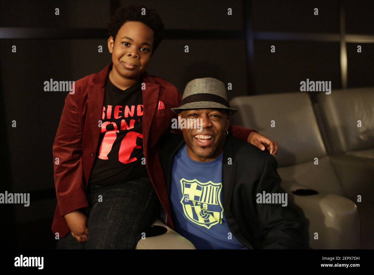 Entertainment is the family business for Michael Anthony Rawlins, right ...