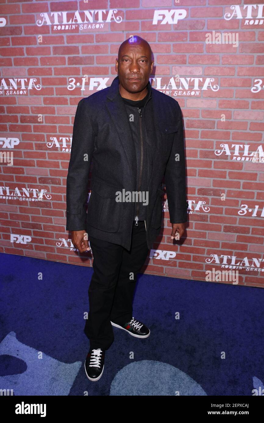 John Singleton arrives at the Premiere for FX's "Atlanta Robbin' Season ...