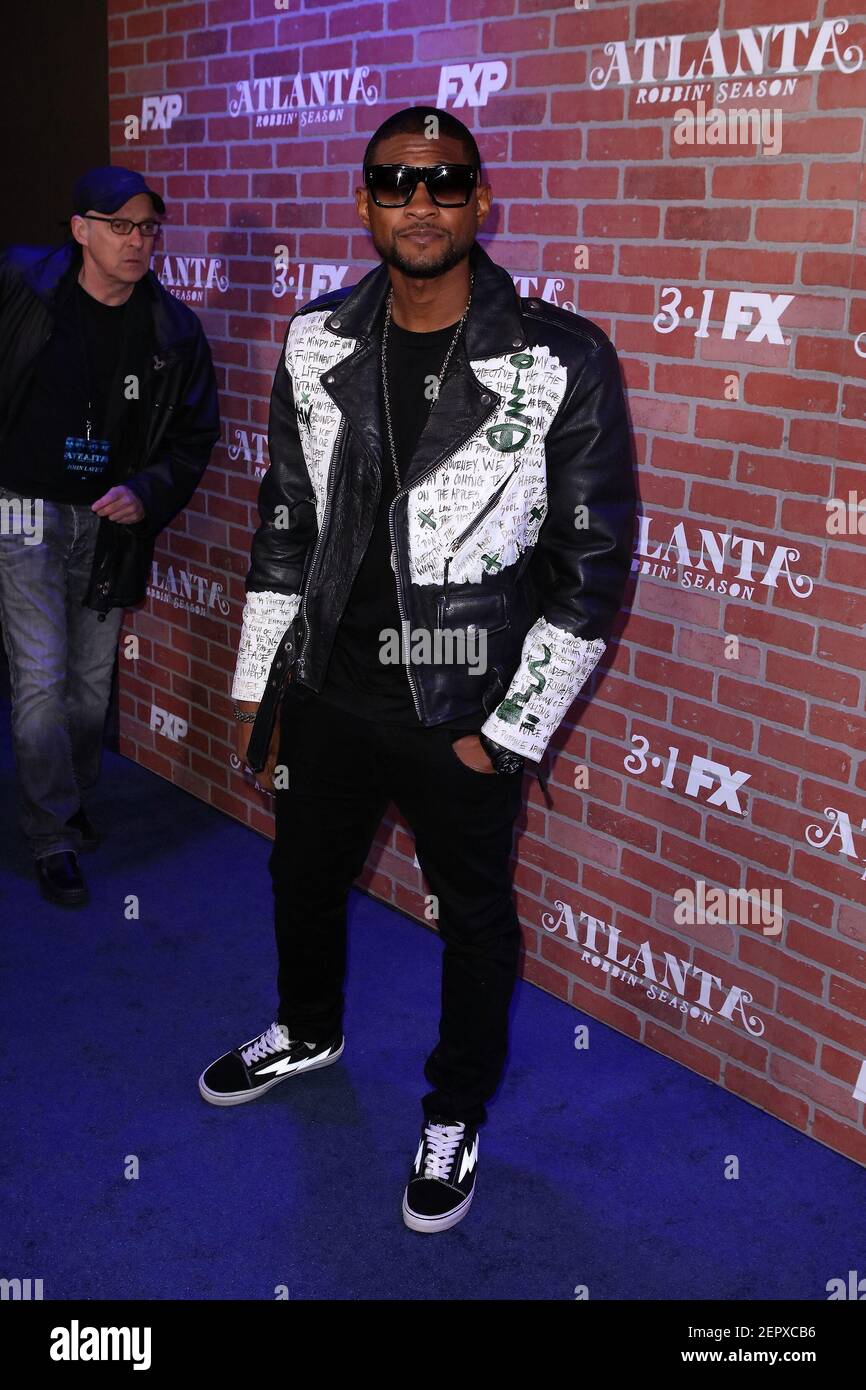 Usher arrives at the Premiere for FX's "Atlanta Robbin' Season" held at ...