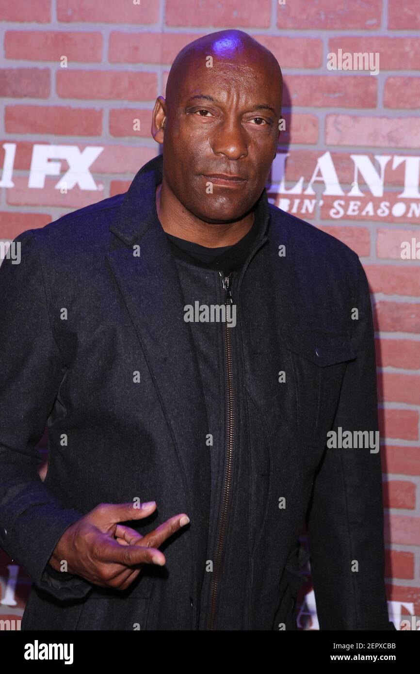 John Singleton arrives at the Premiere for FX's "Atlanta Robbin' Season ...