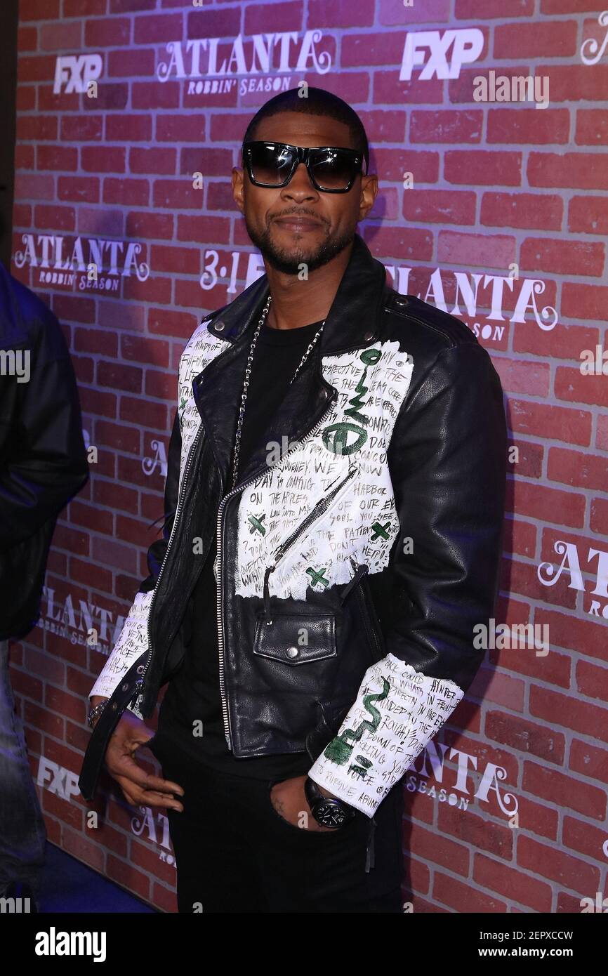 Usher arrives at the Premiere for FX's "Atlanta Robbin' Season" held at ...