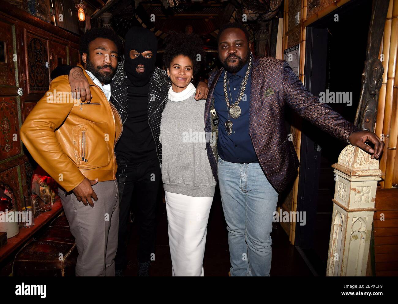 LOS ANGELES - FEBRUARY 19: Donald Glover, Lakeith Stanfield, Zazie ...
