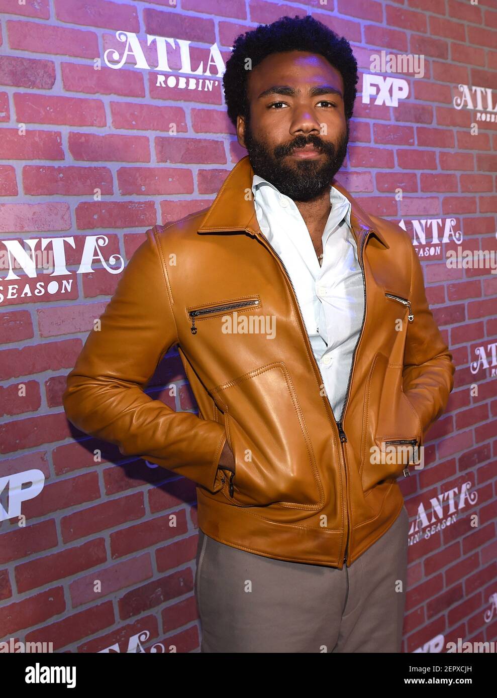 LOS ANGELES - FEBRUARY 19: Donald Glover arrives at the red carpet ...