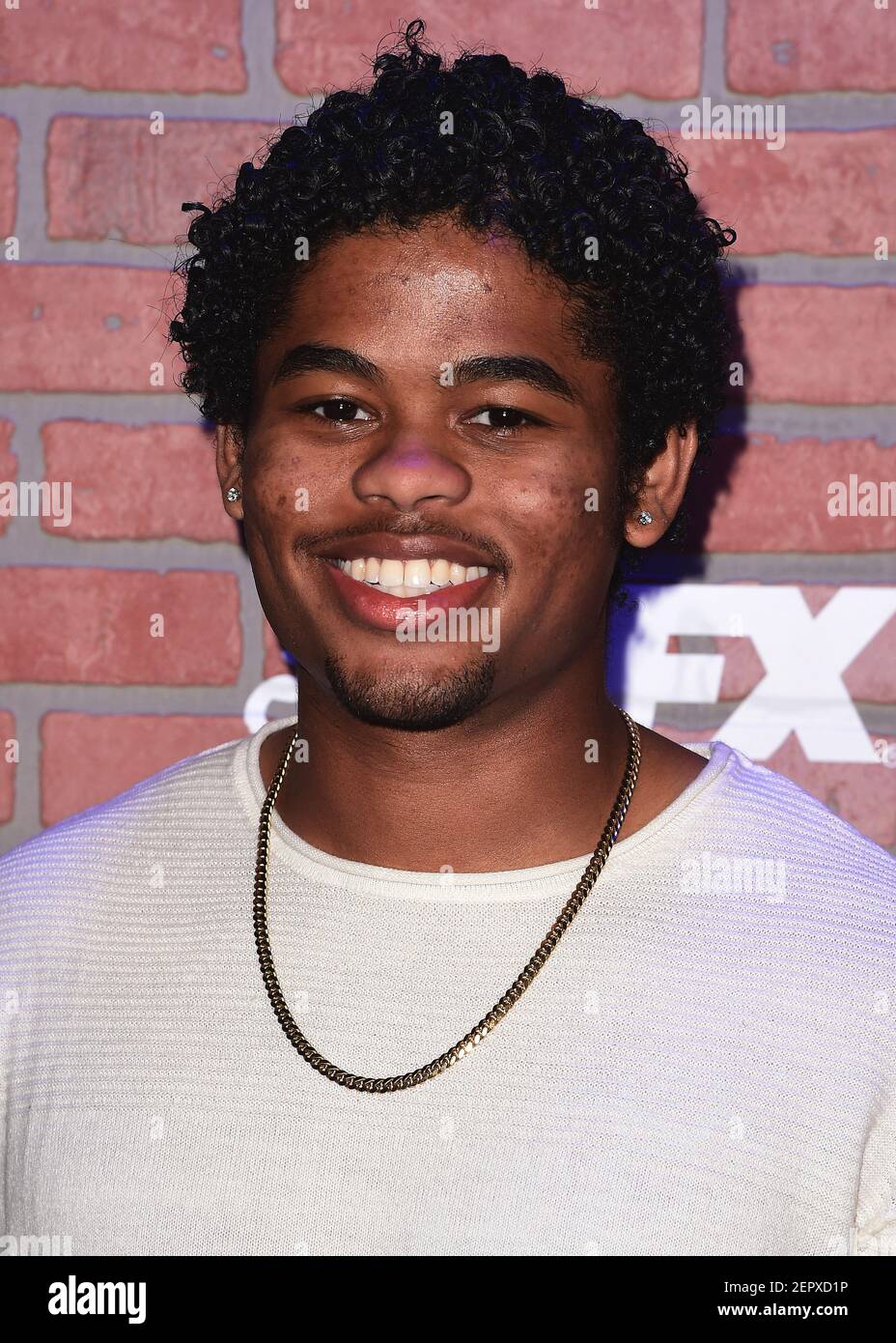 LOS ANGELES - FEBRUARY 19: Isaiah John at the red carpet event for FX's ...