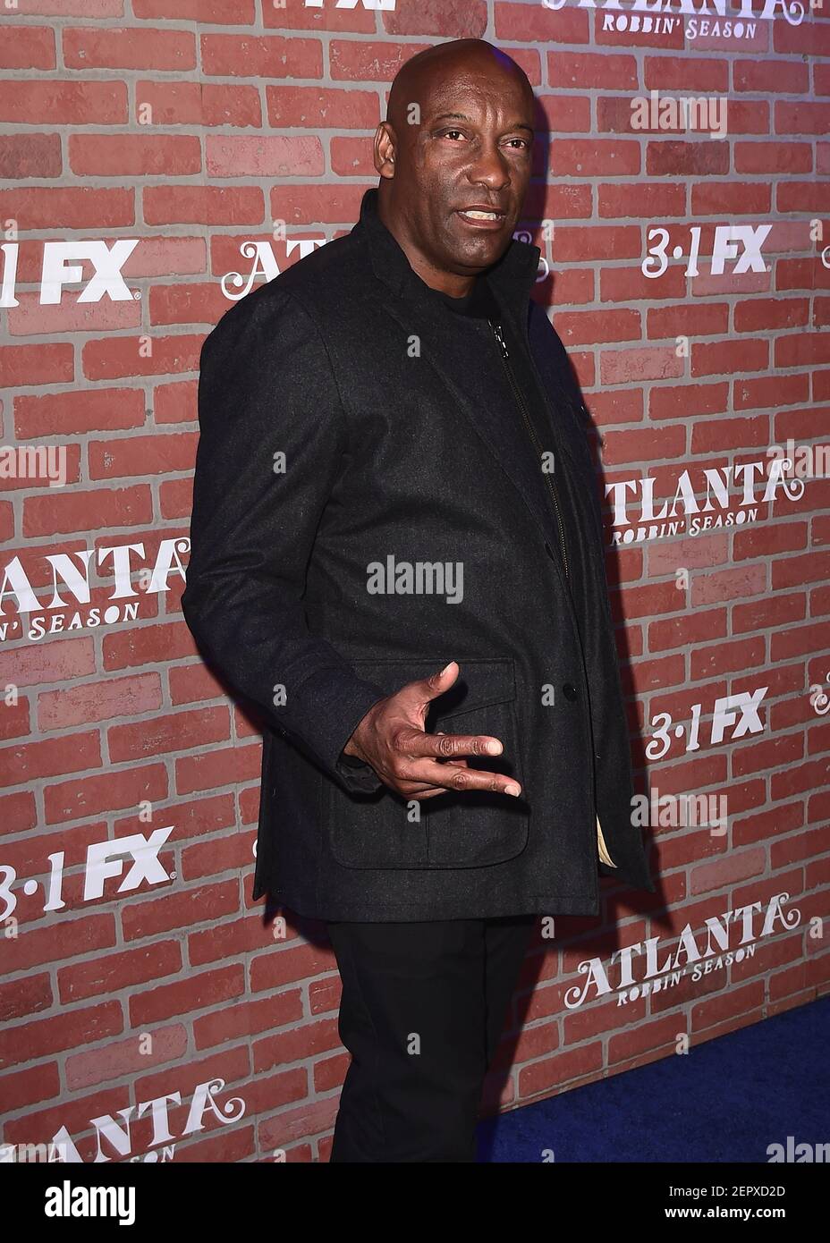 LOS ANGELES - FEBRUARY 19: Executive Producer John Singleton at the red ...