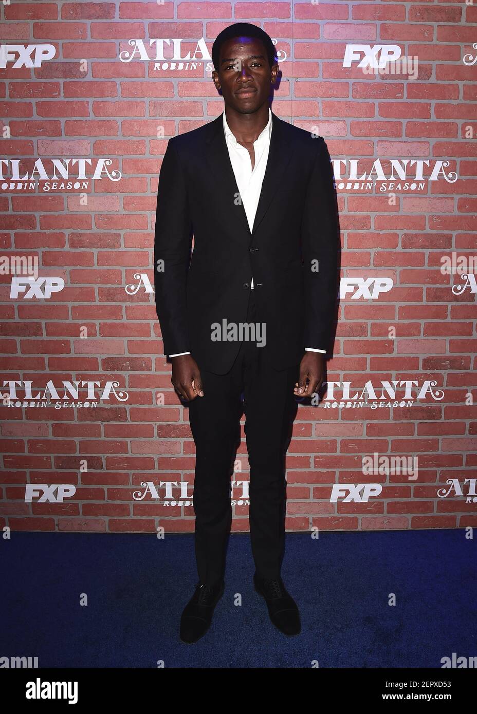 LOS ANGELES - FEBRUARY 19: Damson Idris at the red carpet event for FX ...