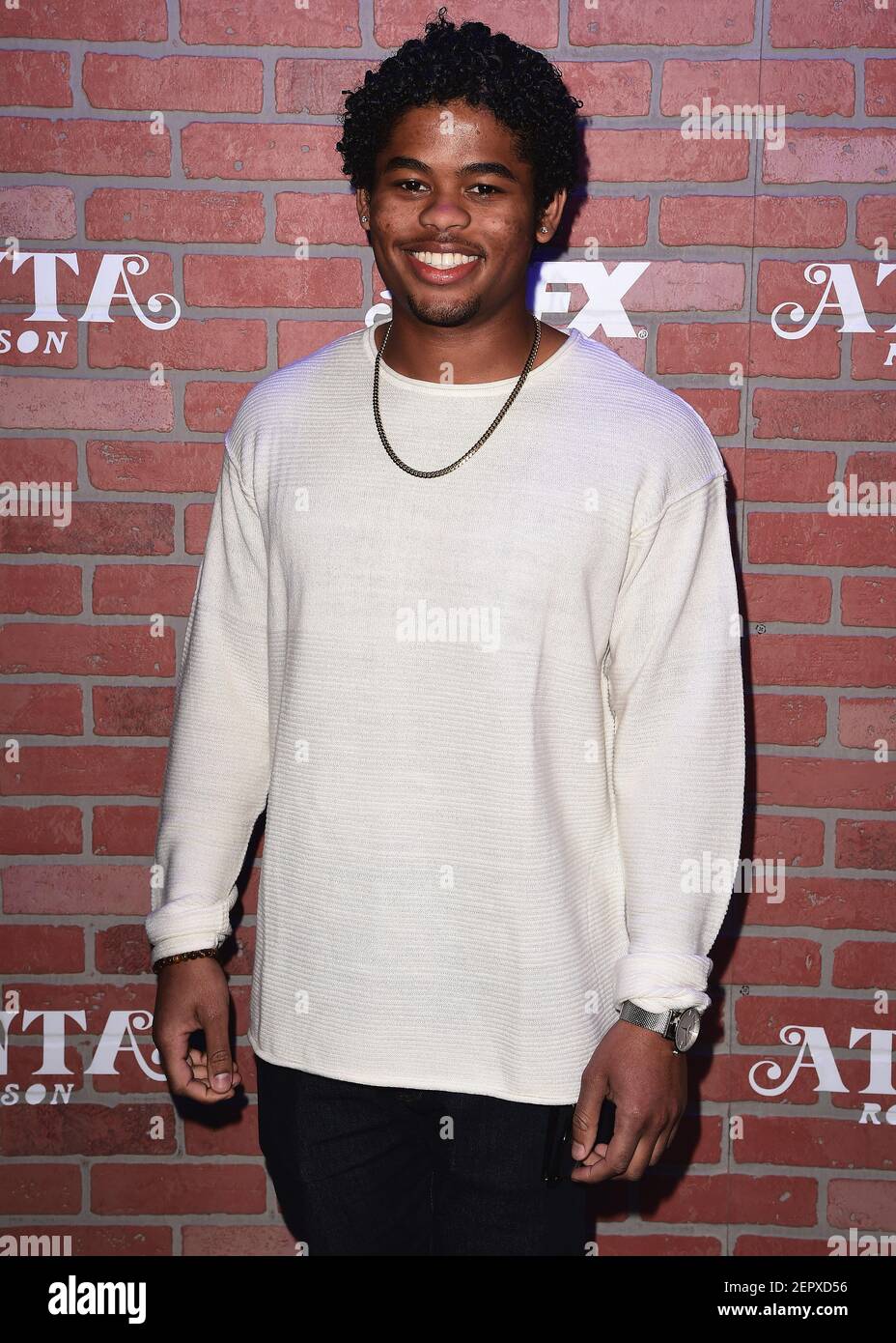 LOS ANGELES - FEBRUARY 19: Isaiah John at the red carpet event for FX's ...