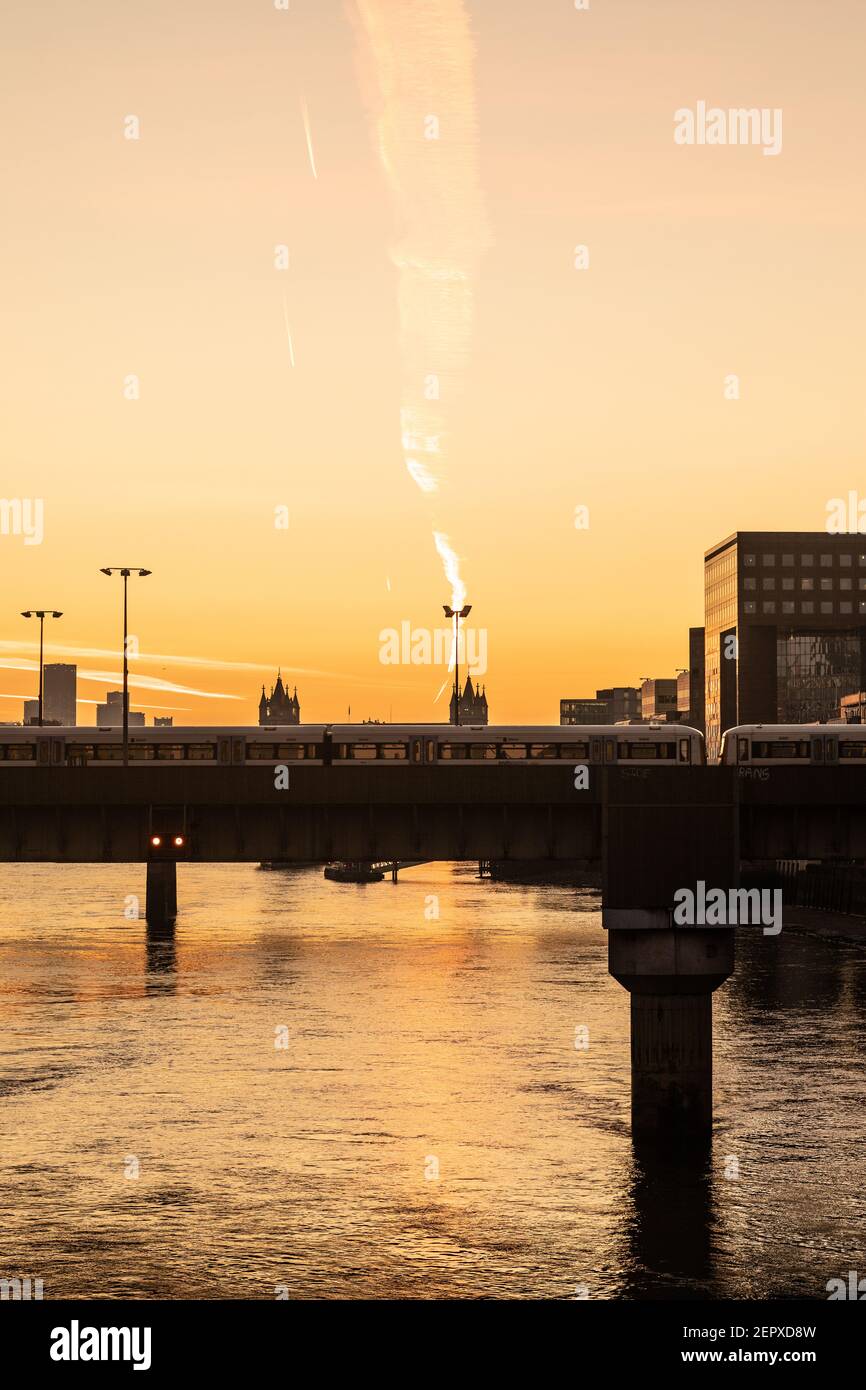 City of London St Paul's and the Thames Stock Photo - Alamy
