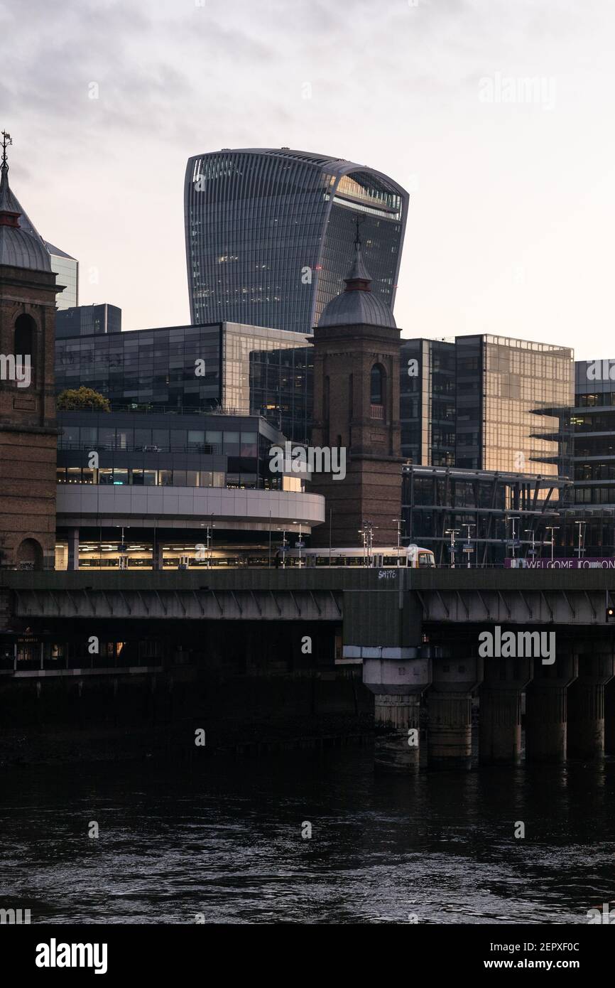 City of London St Paul's and the Thames Stock Photo - Alamy