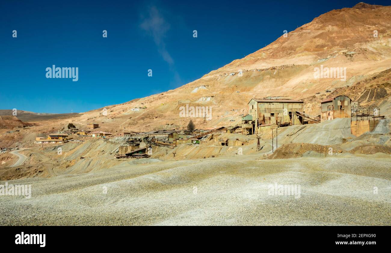 Cierro Rico gold mines in Potosi, Bolivia Stock Photo - Alamy