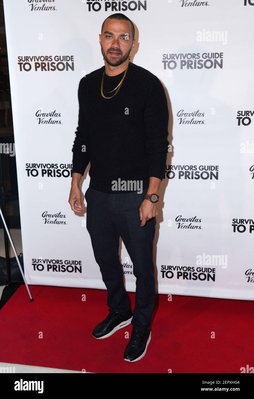 Jesse Williams at Survivors Guide To Prison Los Angeles Premiere held ...