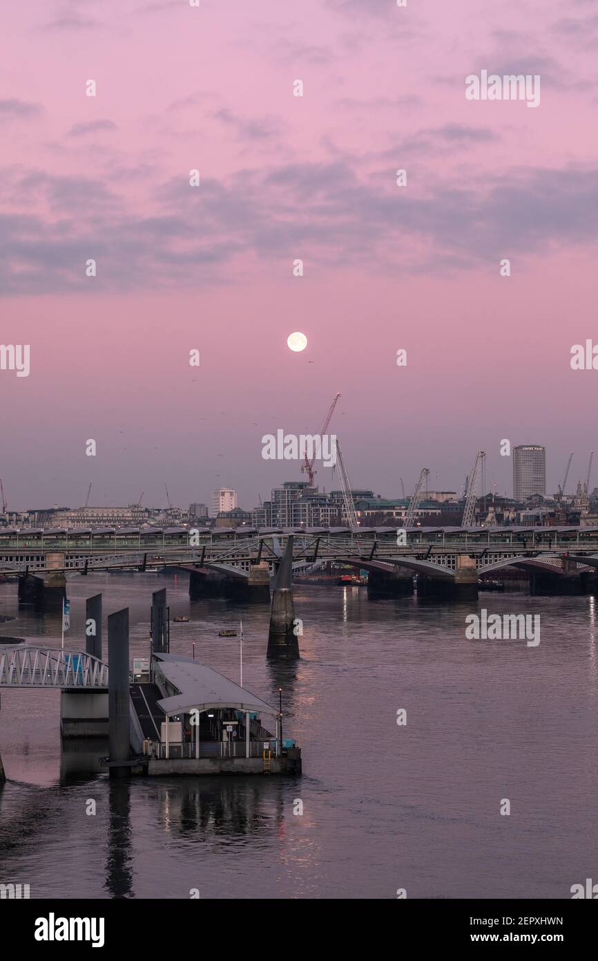 City of London St Paul's and the Thames Stock Photo - Alamy