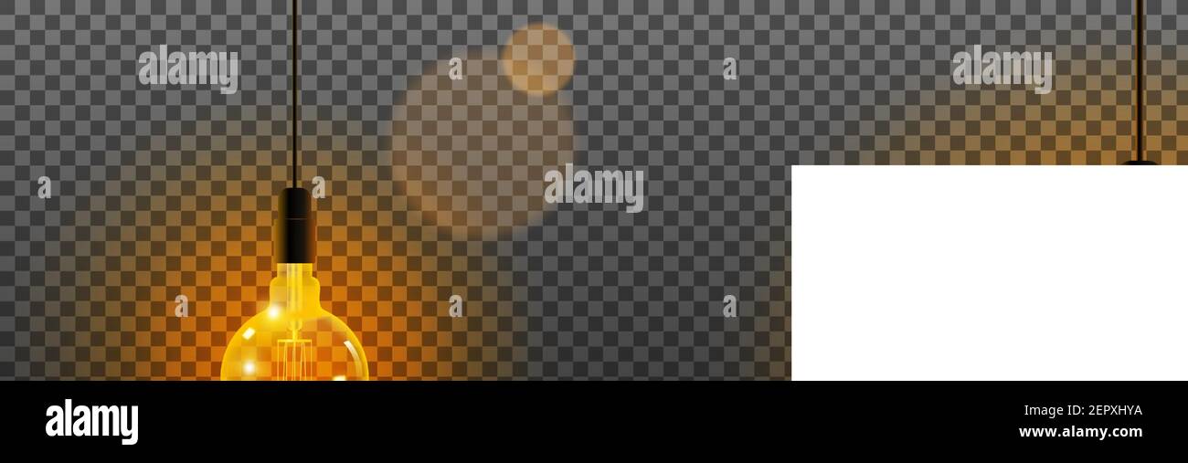 Lights isolated realistic design elements. Vector illustration ...