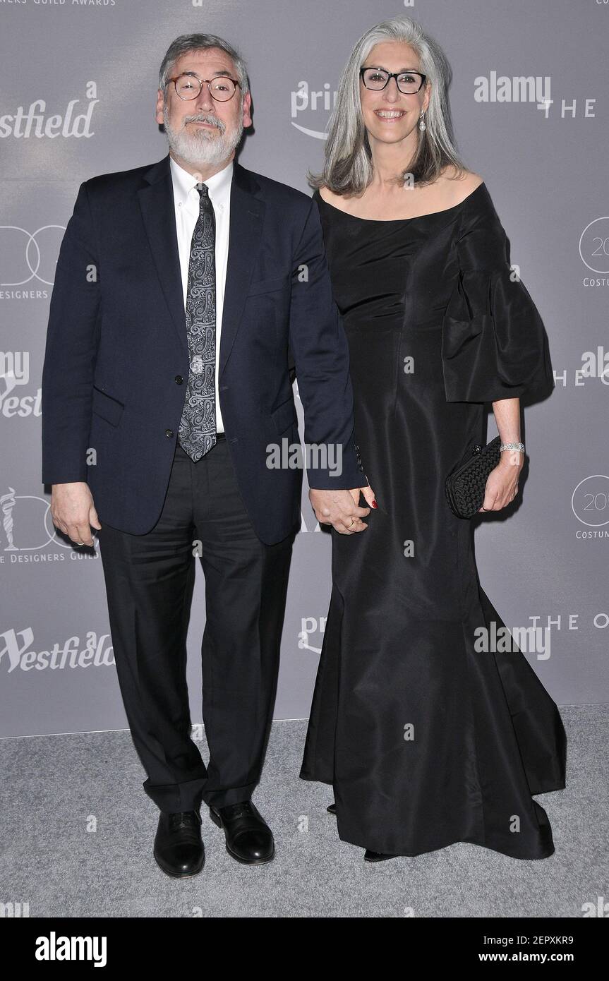 (L-R) John Landis and Deborah Nadoolman Landis arrives at the 20th CDGA ...