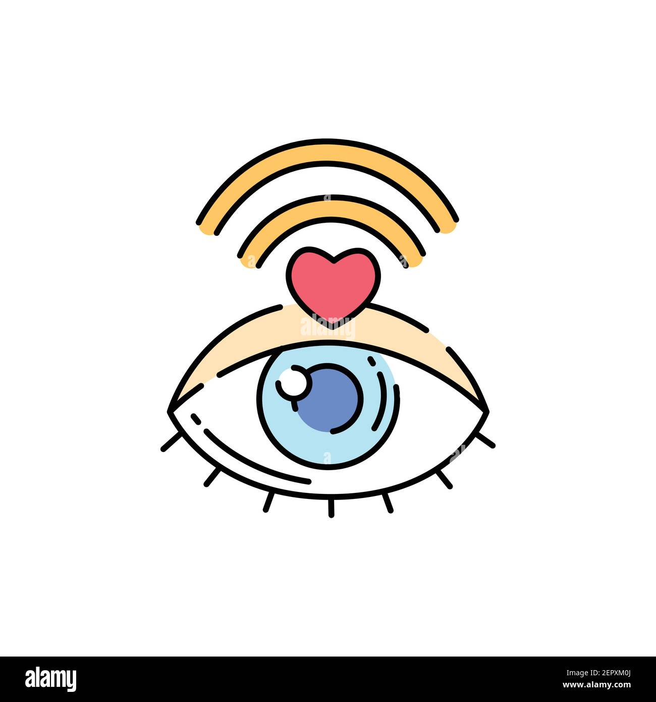 Sound Waves With Eye Logo