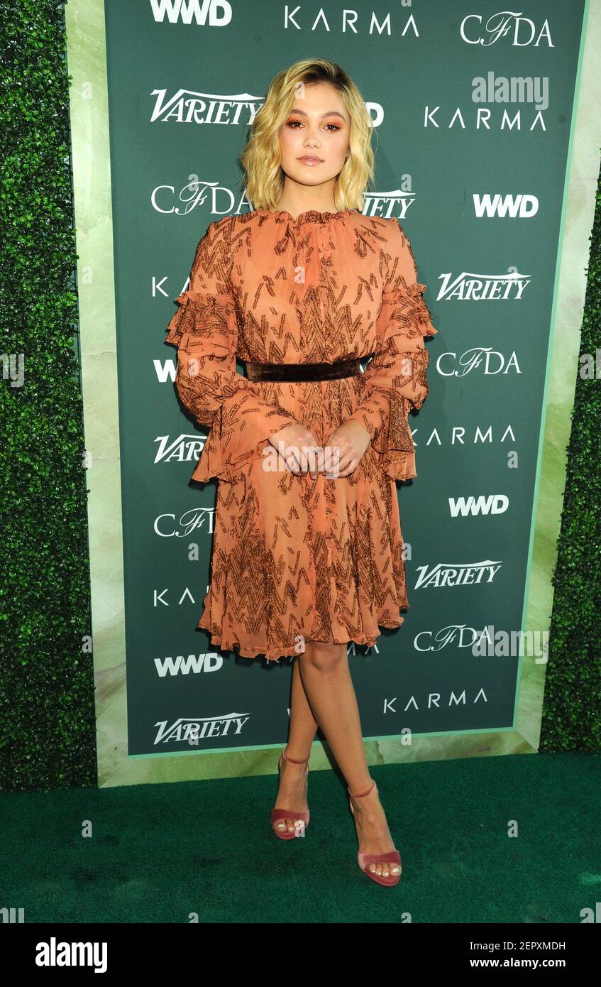 Olivia Holt Attends Cfda Runway To Red Carpet Initiative Launch Hosted