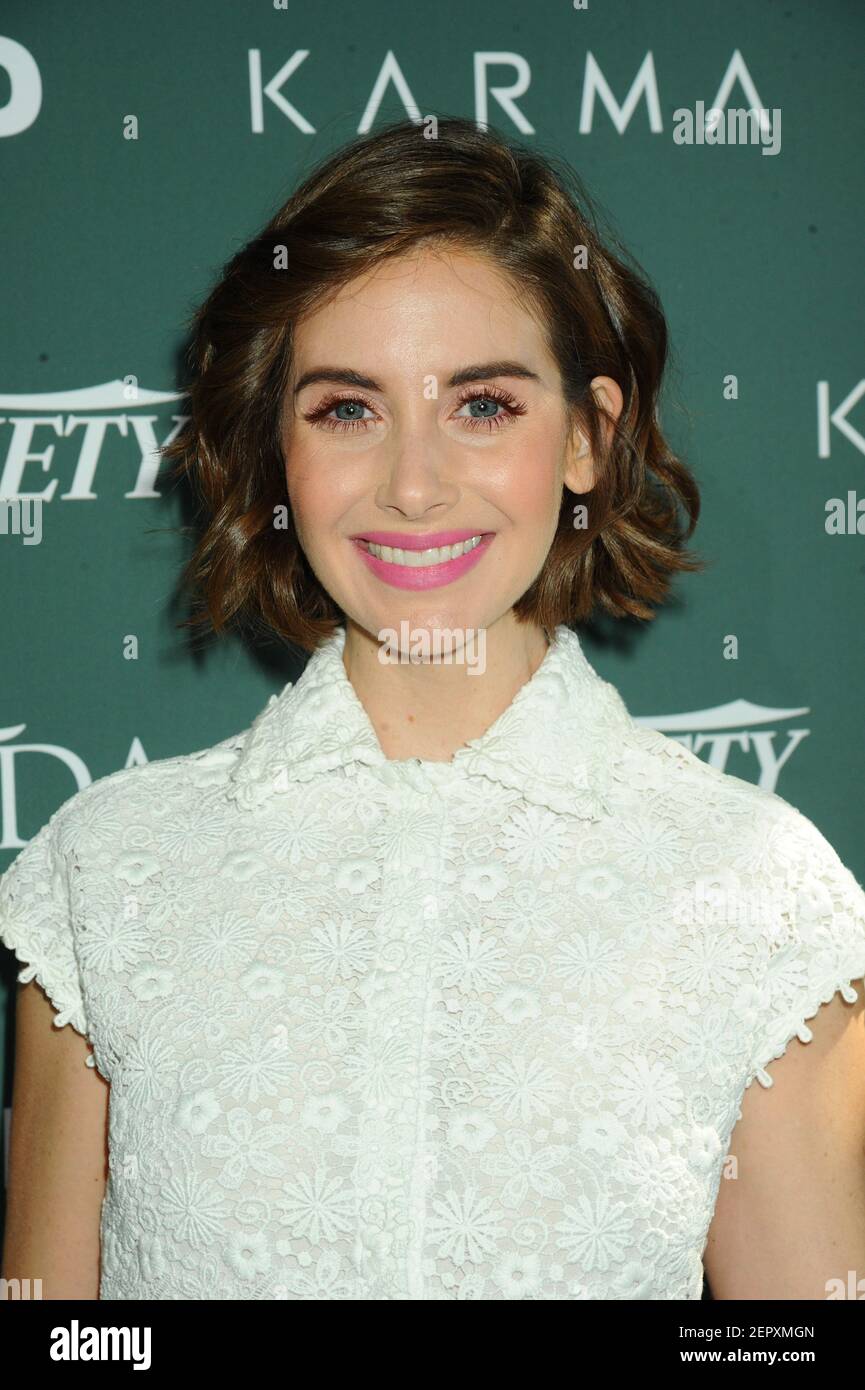 Alison Brie attends CFDA Runway to Red Carpet Initiative Launch, hosted ...