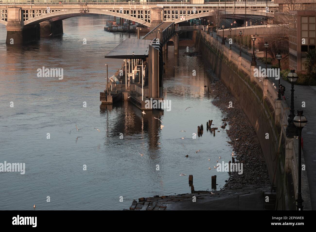 City of London St Paul's and the Thames Stock Photo - Alamy