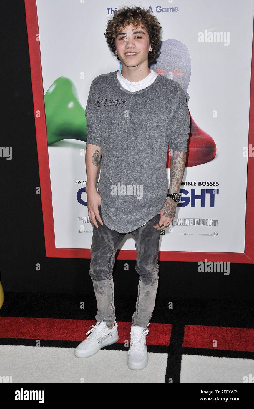 Sam Pottorff arrives at the "Game Night" Los Angeles Premiere held at ...