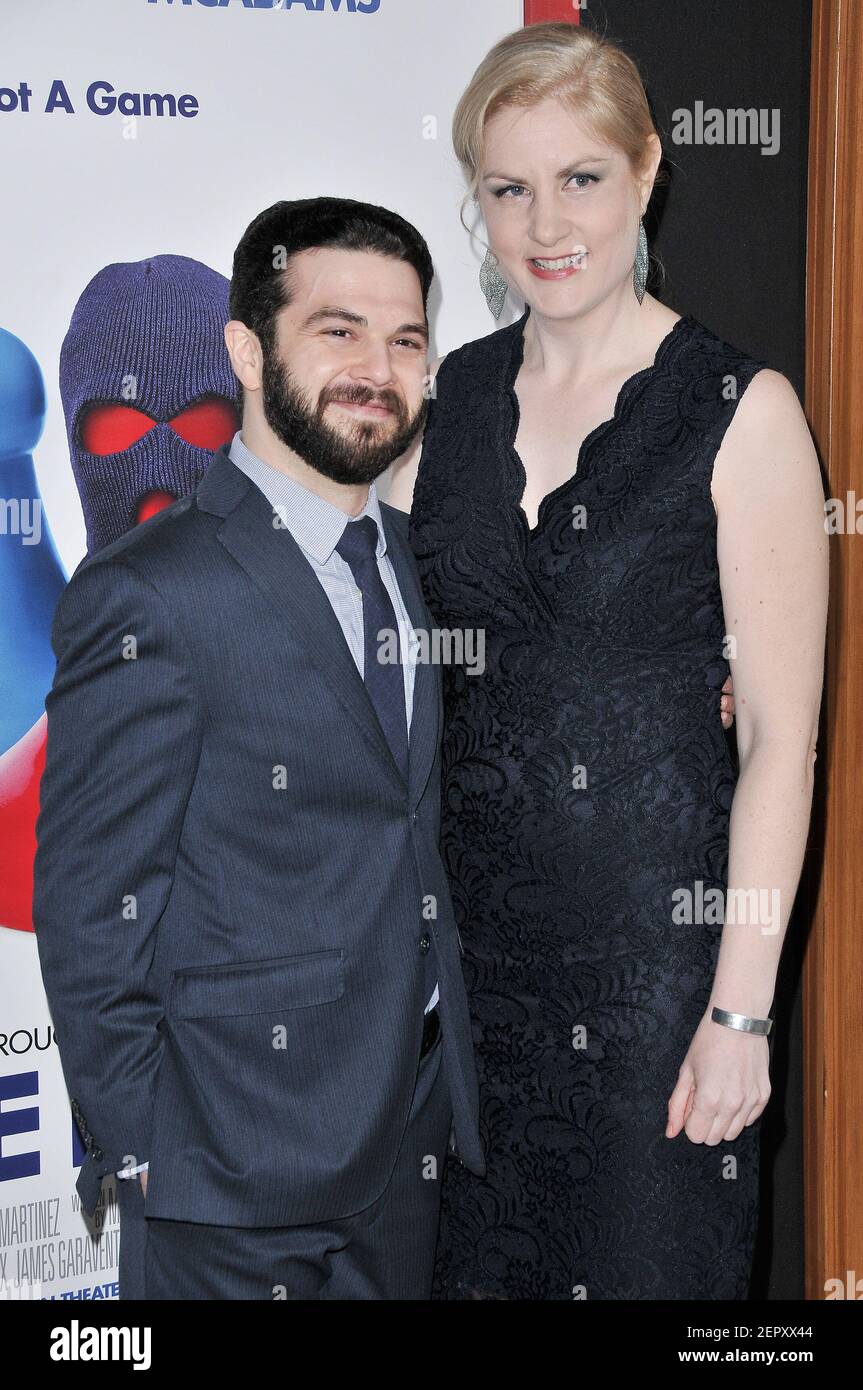 Samm Levine and Rachel Cushing arrives at the "Game Night" Los Angeles ...