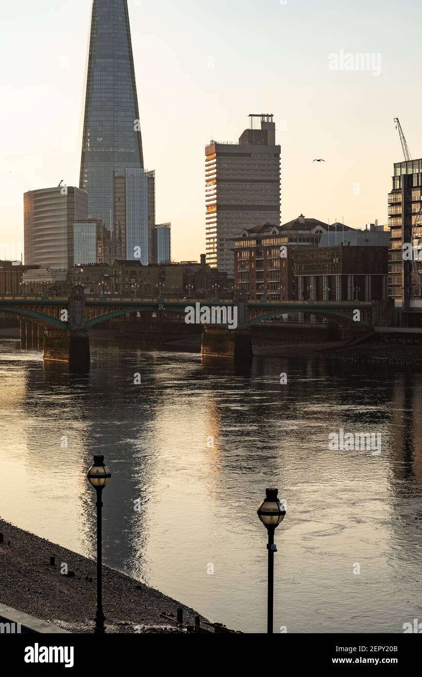City of London St Paul's and the Thames Stock Photo - Alamy