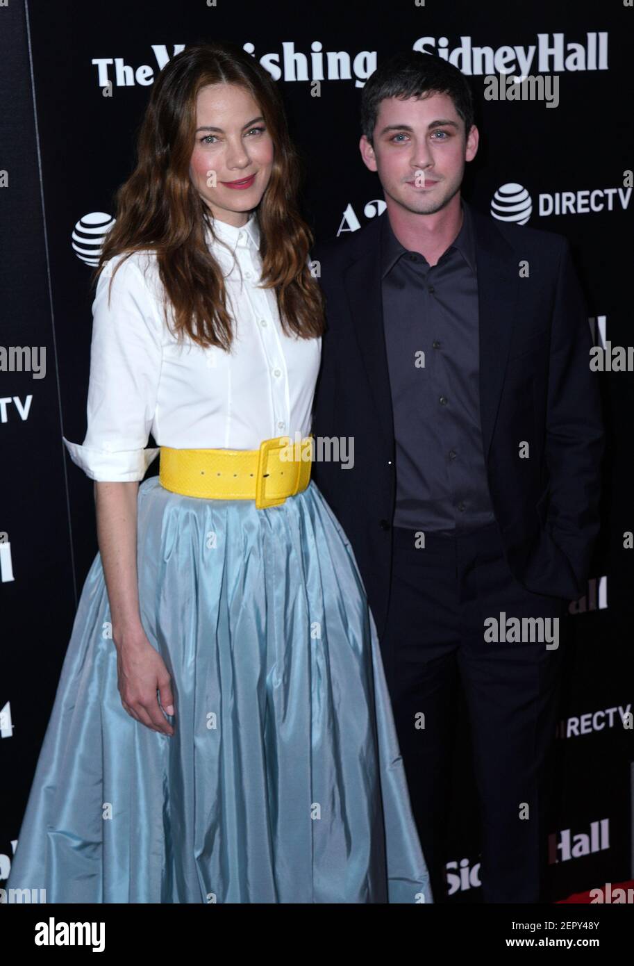 Michelle Monaghan and Logan Lerman at "The Vanishing Of Sidney Hall ...