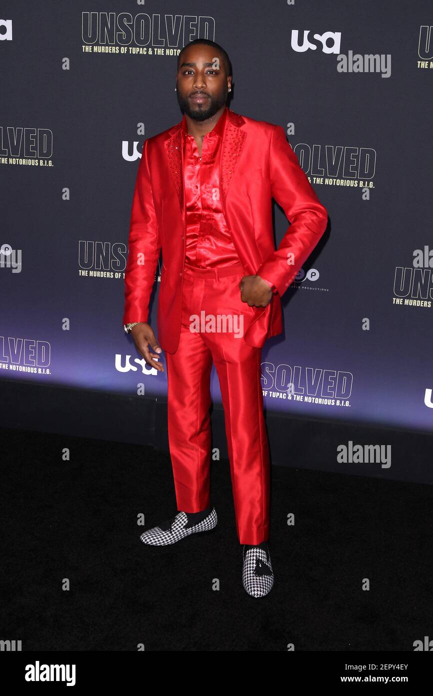 Marcc Rose arrives at the Los Angeles Premiere of USA Network's ...