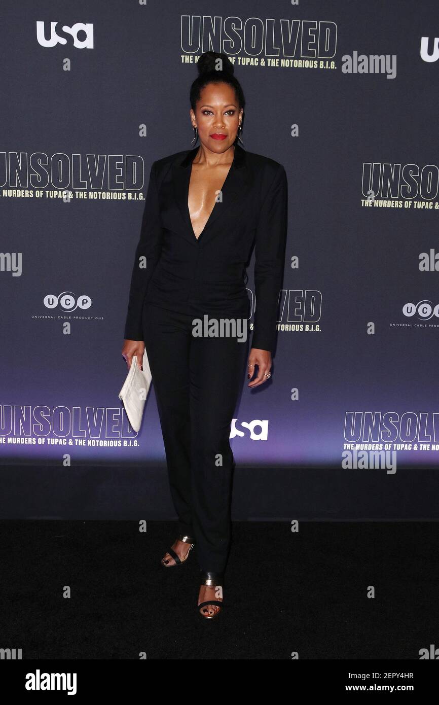 Regina King arrives at the Los Angeles Premiere of USA Network's ...