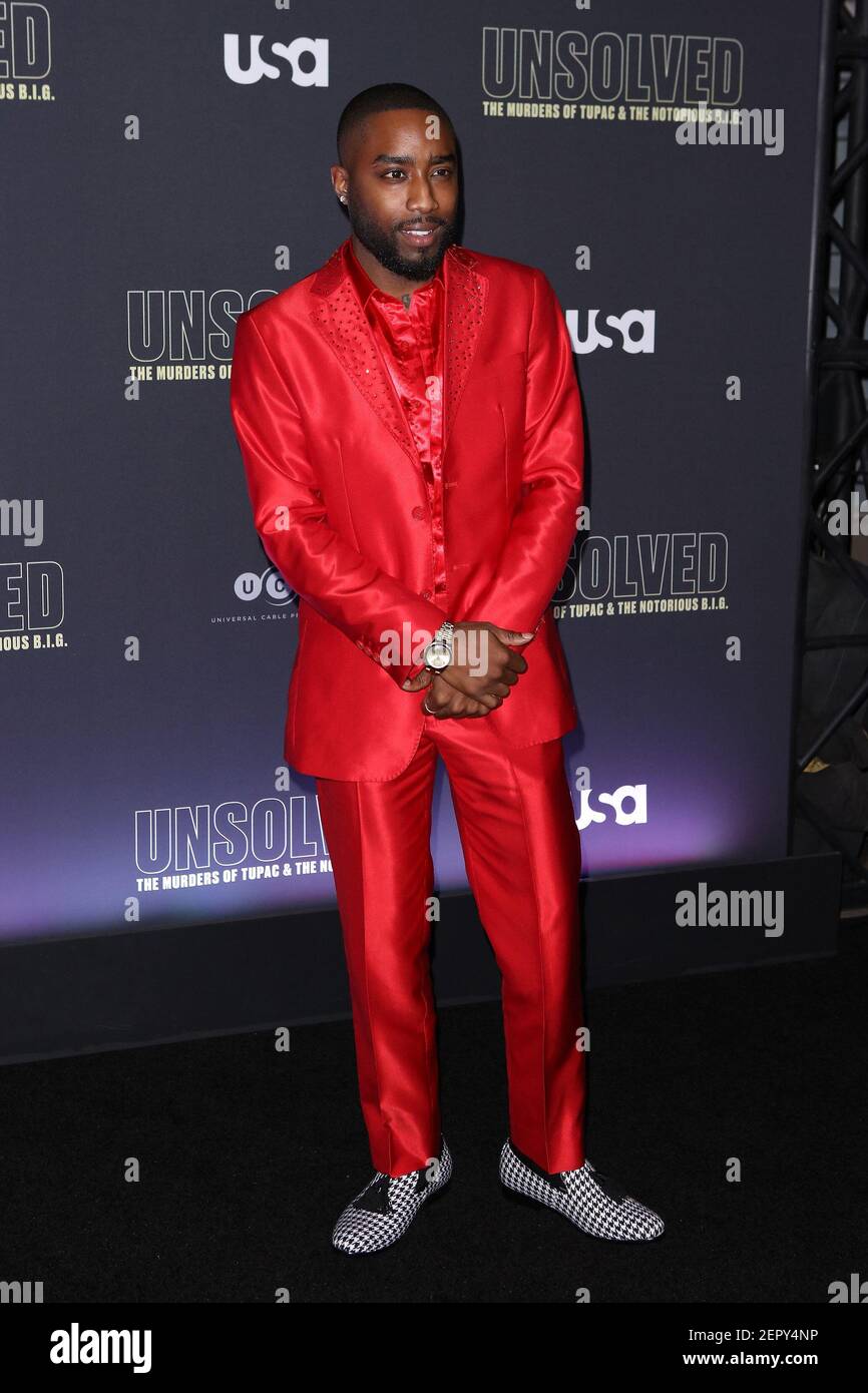 Marcc Rose arrives at the Los Angeles Premiere of USA Network's ...