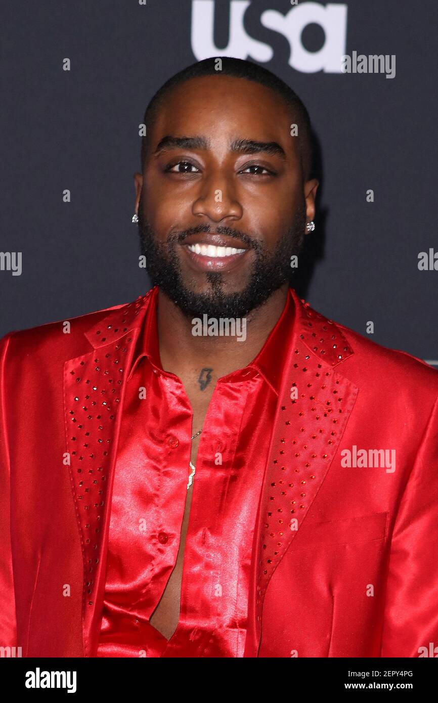 Marcc Rose arrives at the Los Angeles Premiere of USA Network's ...