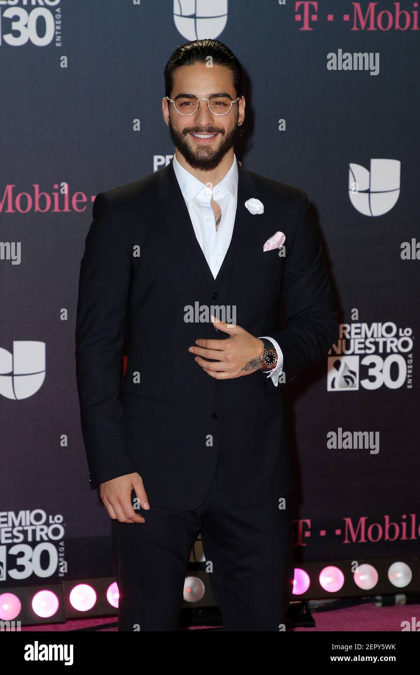 MIAMI, FLORIDA - FEBRUARY 22: Maluma attends Univision's 30th Edition ...